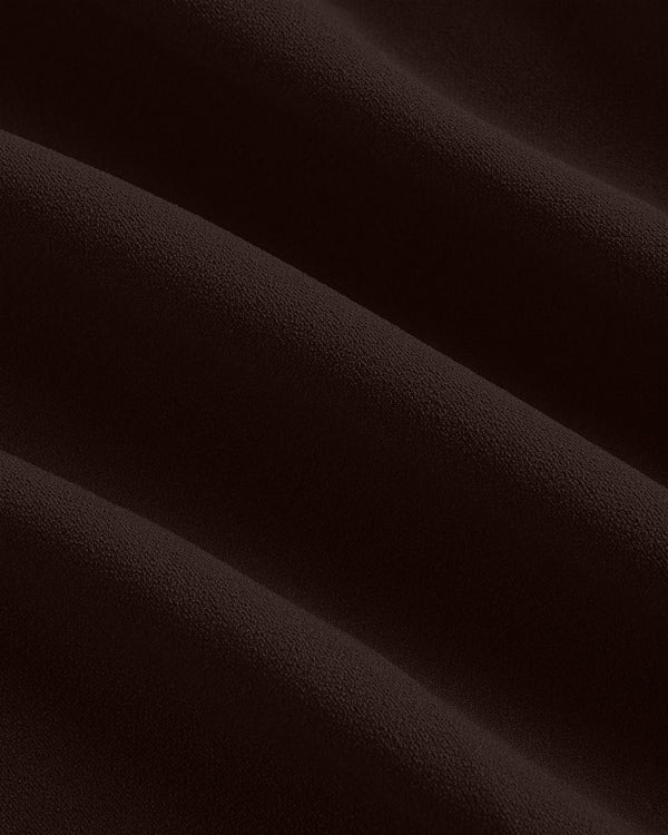 Shell Sleeve Pleated Umbrella Maxi Dress in Coffee – Littlebox India